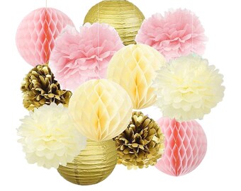 Gold Pink Birthday | Etsy