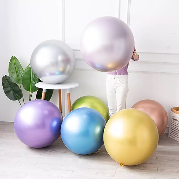 Metallic Balloons - Etsy