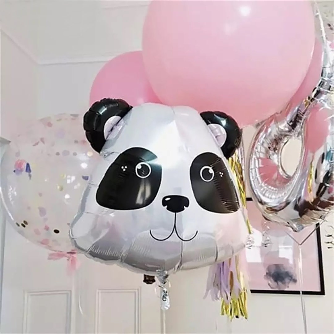 Panda Balloon, Girl's Panda Party, Panda Party Decoration, Panda ...