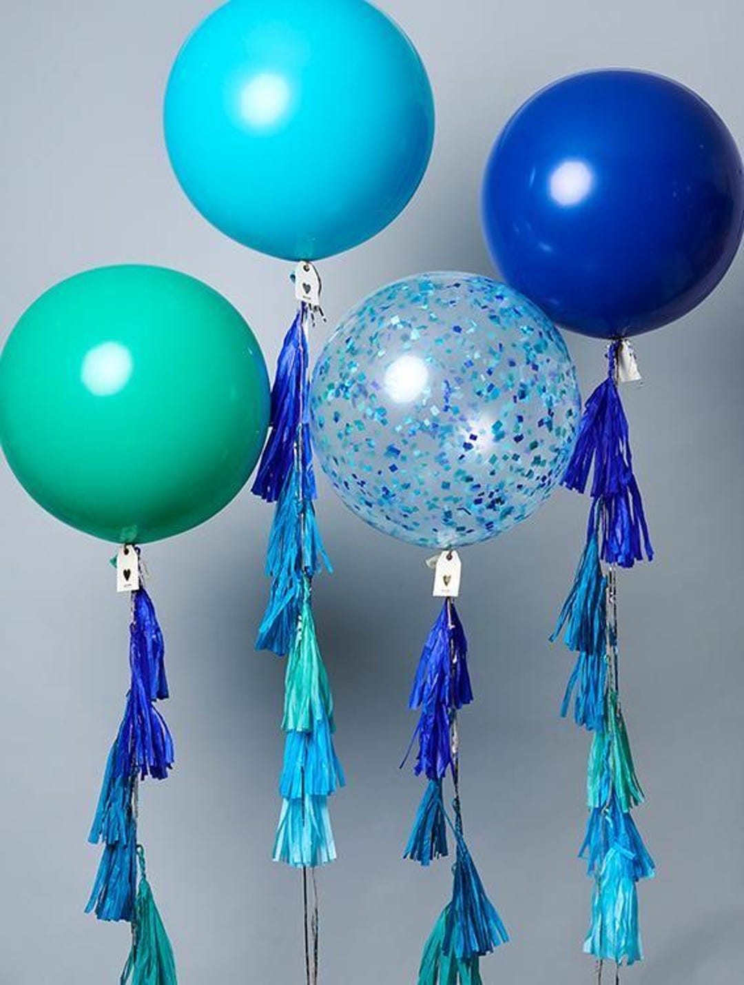 Blue Jumbo Party Balloons, Ocean Under the Sea Theme Party, Giant Blue ...