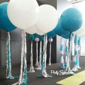 Blue Jumbo Party Balloons, Ocean Under the Sea Theme Party, Giant Blue ...