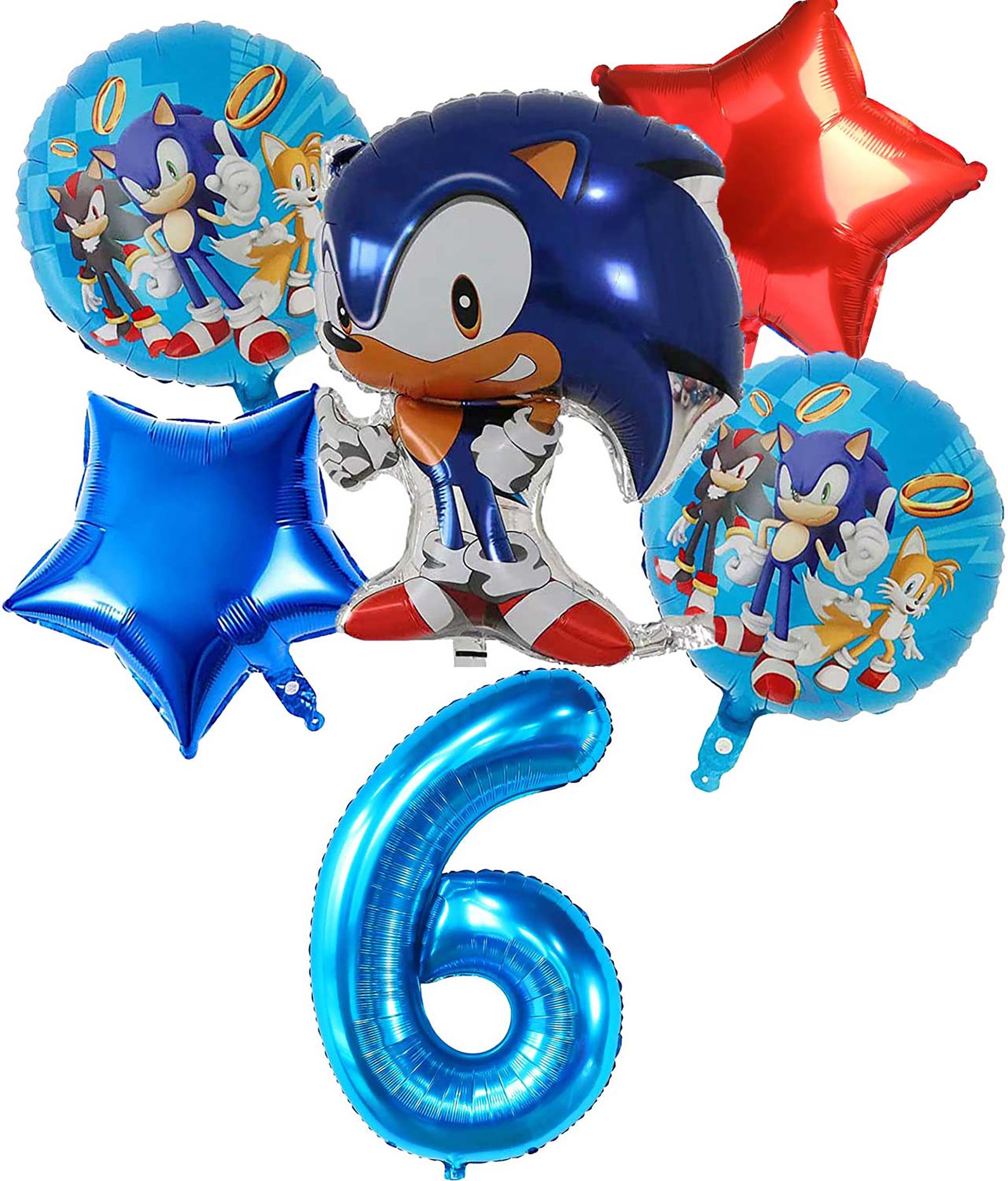 Sonic Balloon Sonic Birthday Decorations Sonic Party - Etsy