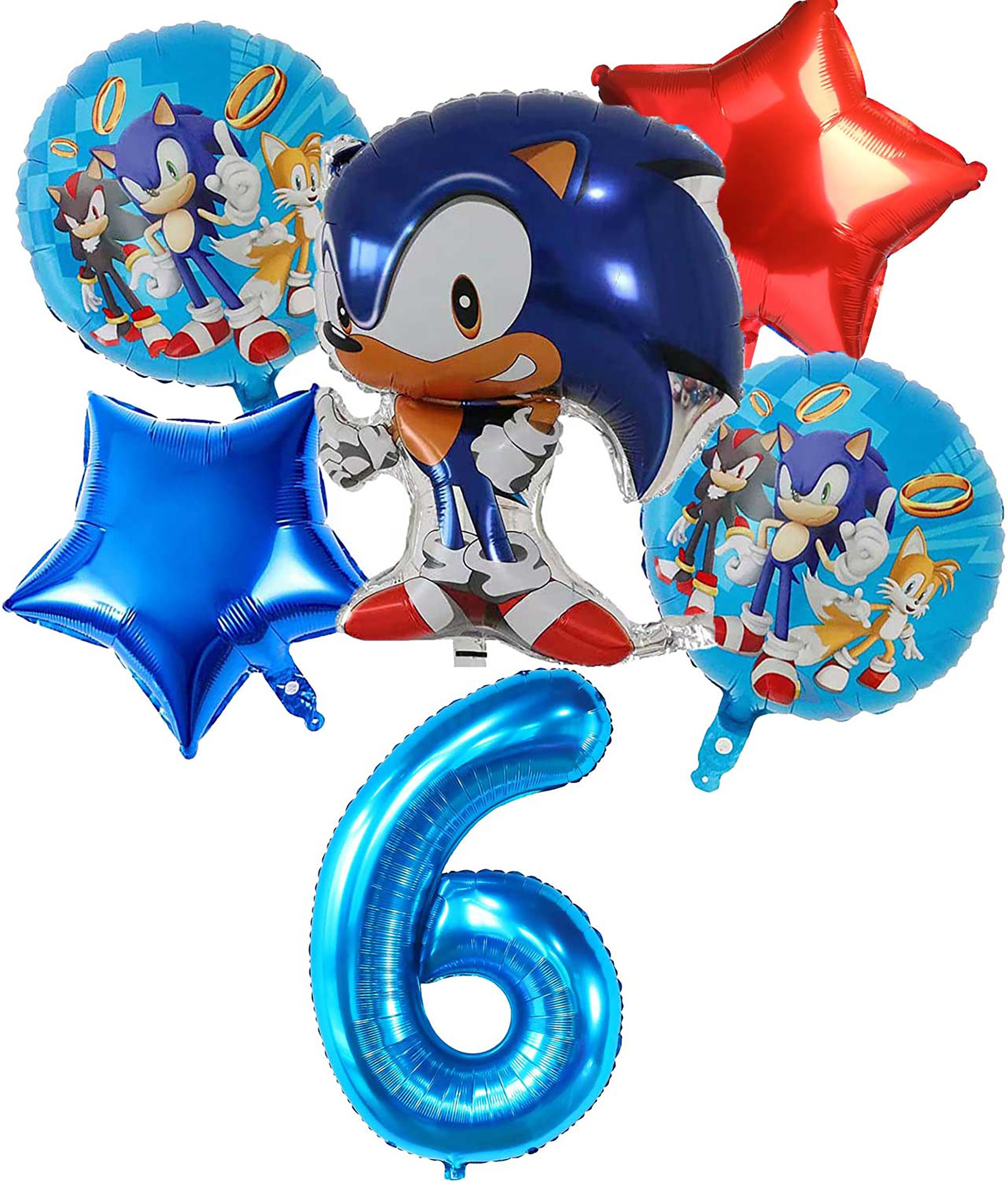 Sonic Balloon Sonic Birthday Decorations Sonic Party - Etsy