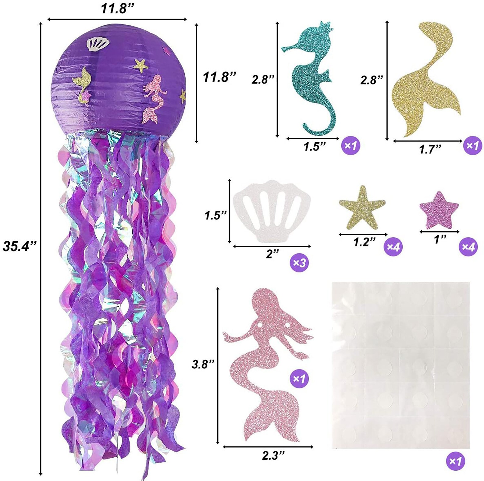 Mermaid Party Decoration Mermaid Birthday Jelly Fish - Etsy