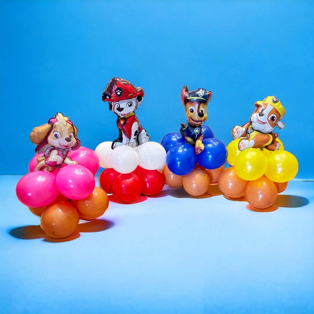 Paw Patrol Balloon Sculpture Diy Paw Patrol Birthday Party Paw Patrol Party Supplies Paw