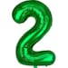 32inches Green Number Balloons Number Balloons, Giant Number Balloons ...