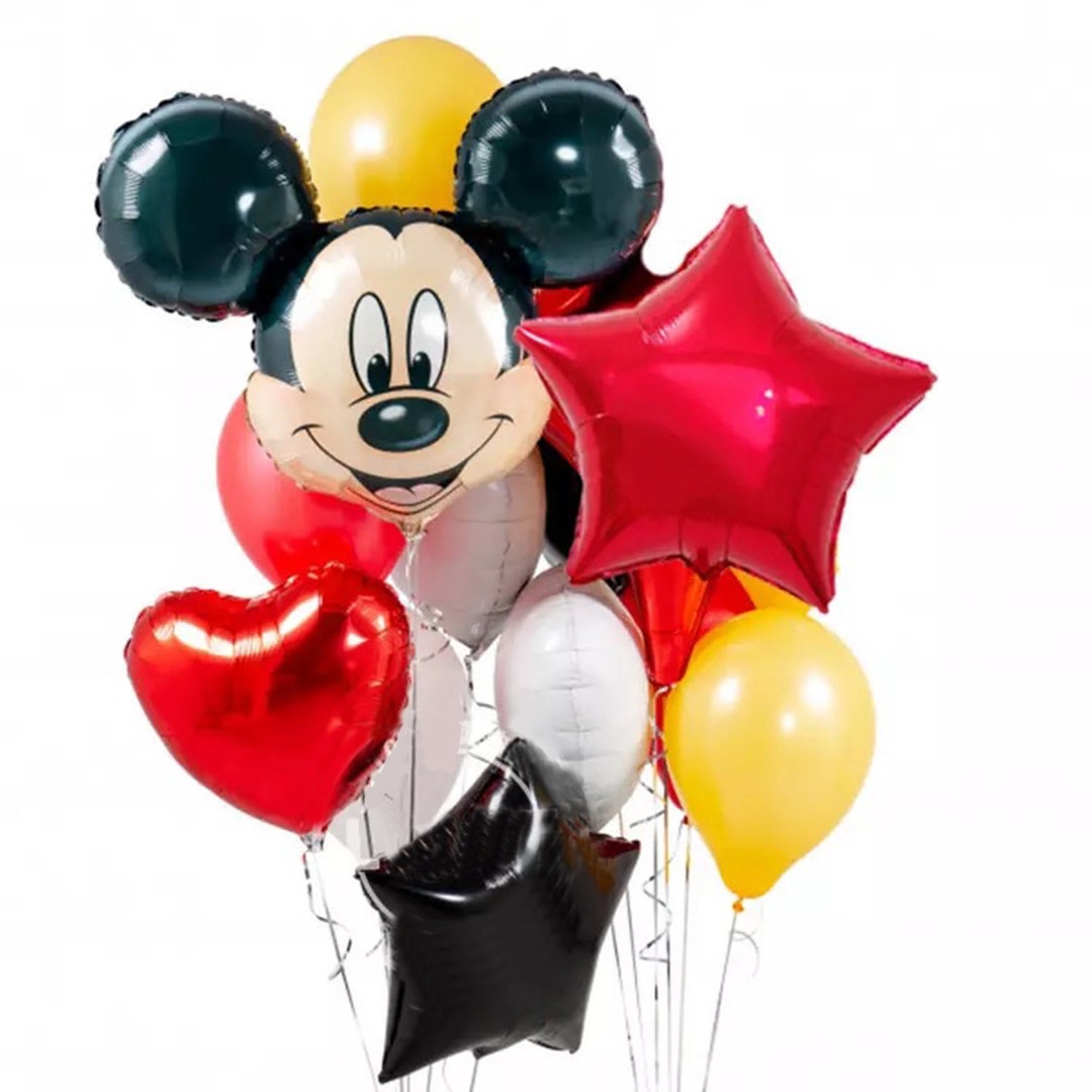Mickey Mouse Balloons, Mickey Birthday Party Decoration, Mickey First ...