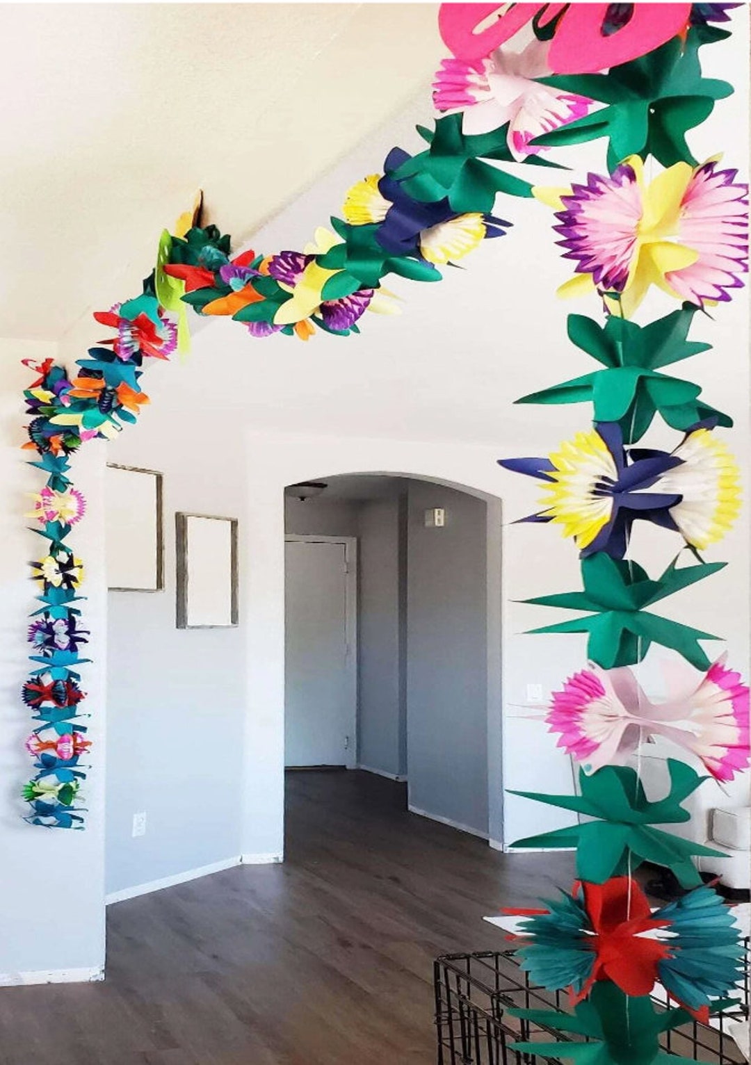 Tropical Flower Garland - Hawaii Beach Flowers, Summer Tropical ...