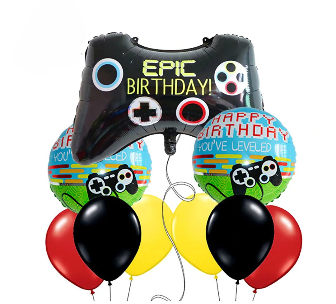Video Game Party Balloons Game on Balloons, Video Game Controller ...