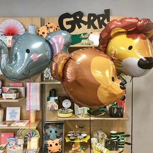 Safari Animal Balloons Zoo Party Two Wild Birthday Carnival - Etsy