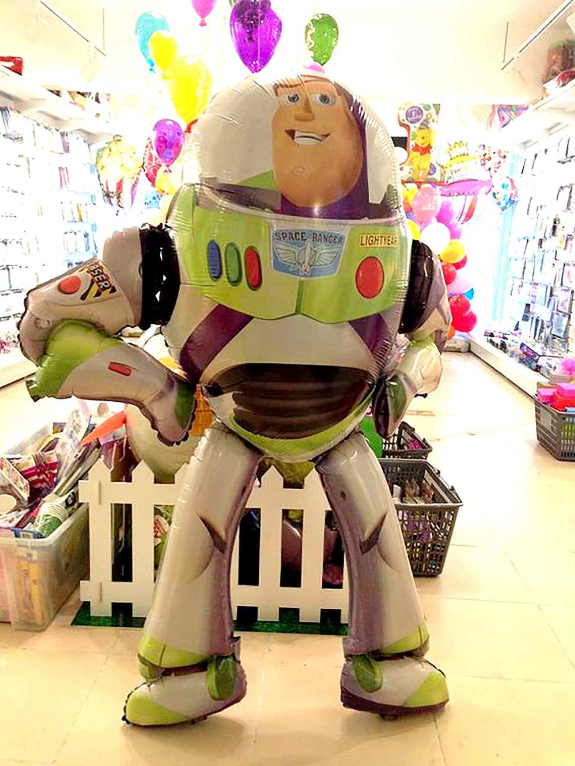 53 Inch Buzz Lightyear Toy Story Airwalker Foil Balloon Toy - Etsy
