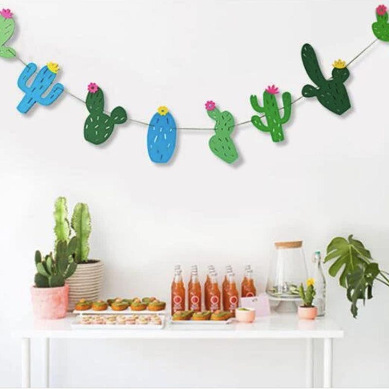 Cactus Party Decor - Etsy