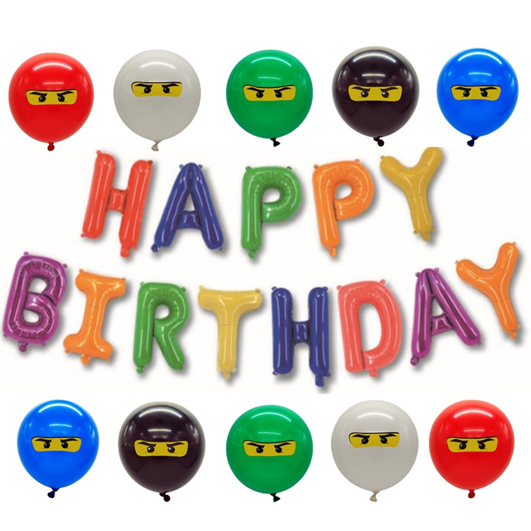 Ninja Balloons Ninja Birthday Party Ninja Party Supplies - Etsy