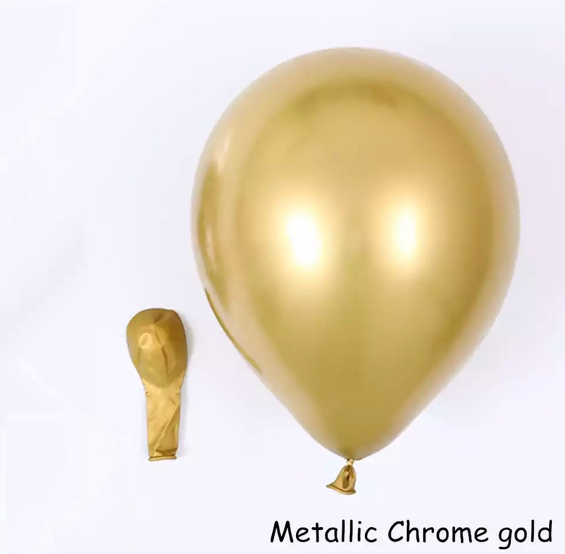 Metallic Chrome Balloons Birthday Balloons Chrome Party | Etsy