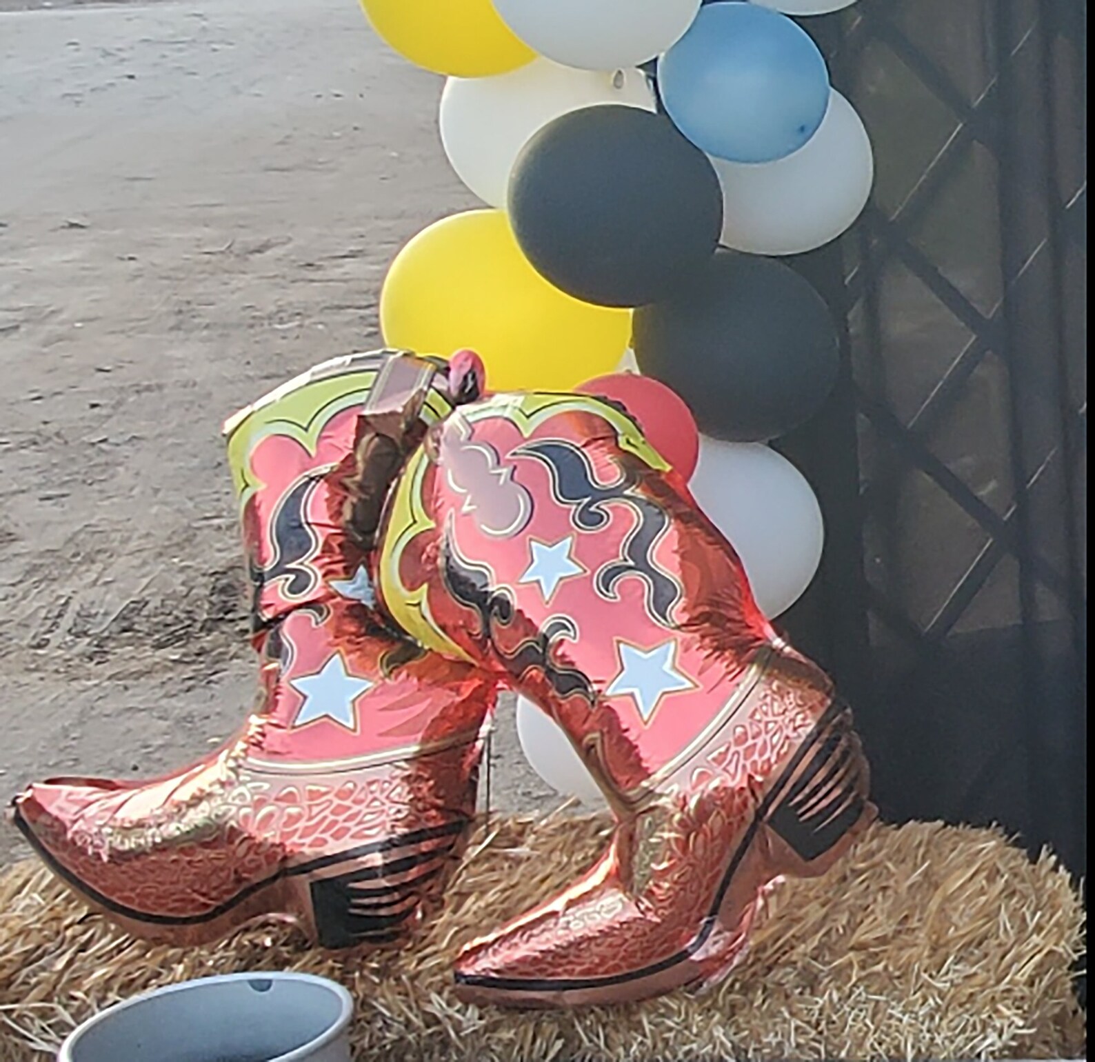 Pink Cowgirl Boots Balloon, Cowboy Boots Balloon, Cowgirl Balloon ...