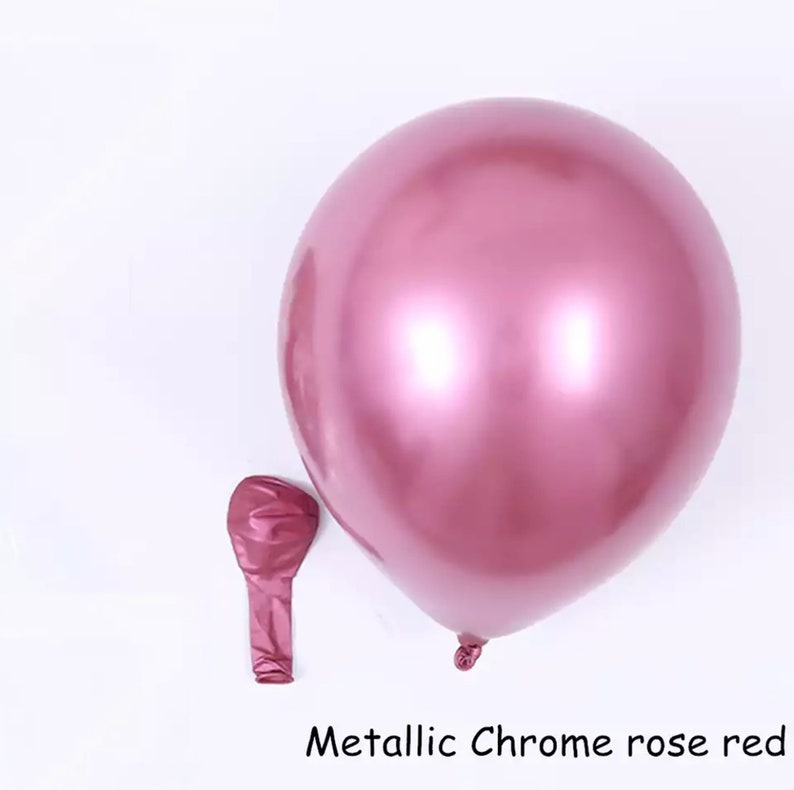 Metallic Chrome Balloons Birthday Balloons Chrome Party | Etsy