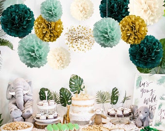 Green Party Decor - Etsy