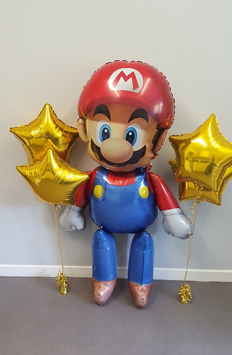 Giant 60" Super Mario Balloon, Birthday Party Decoration - Etsy