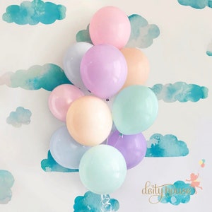 18inch Pastel Jumbo Balloon, Pastel Happy Birthday Banner, Pastel Paper ...