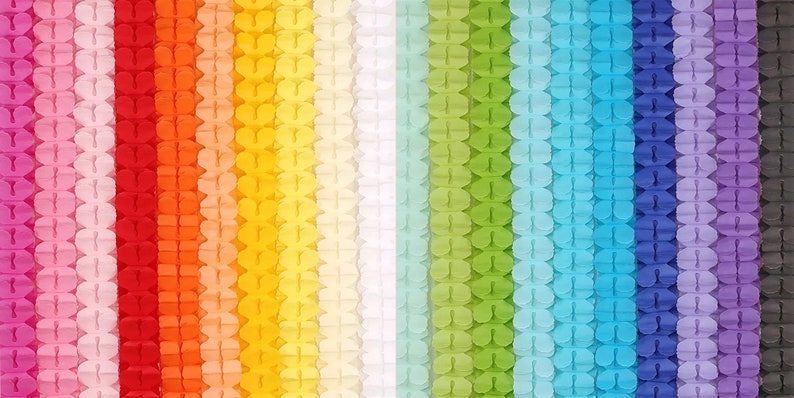 Four-leaf Clover Tissue Paper Garland Party Streamers Party | Etsy