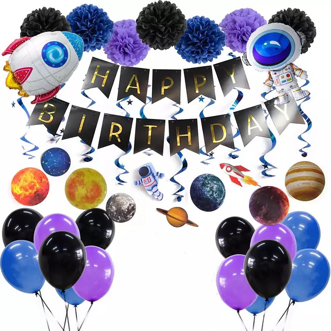 Space Party Decoration Set Space Birthday Party Space - Etsy