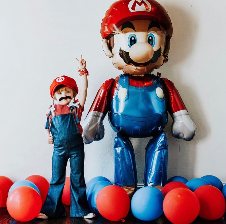 60inch Super Mario Balloon Giant Mario Balloon 60 Inch Mario - Etsy