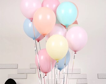 Pastel Matte Balloons 24 Inch Round Balloons Boho Rainbow - Etsy