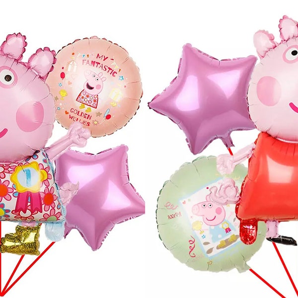 Peppa Pig Balloon - Etsy