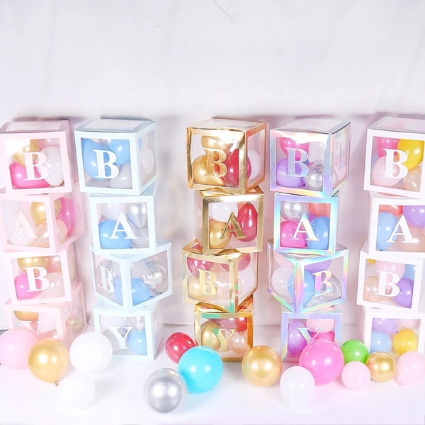 Balloon Letter Boxes - Etsy