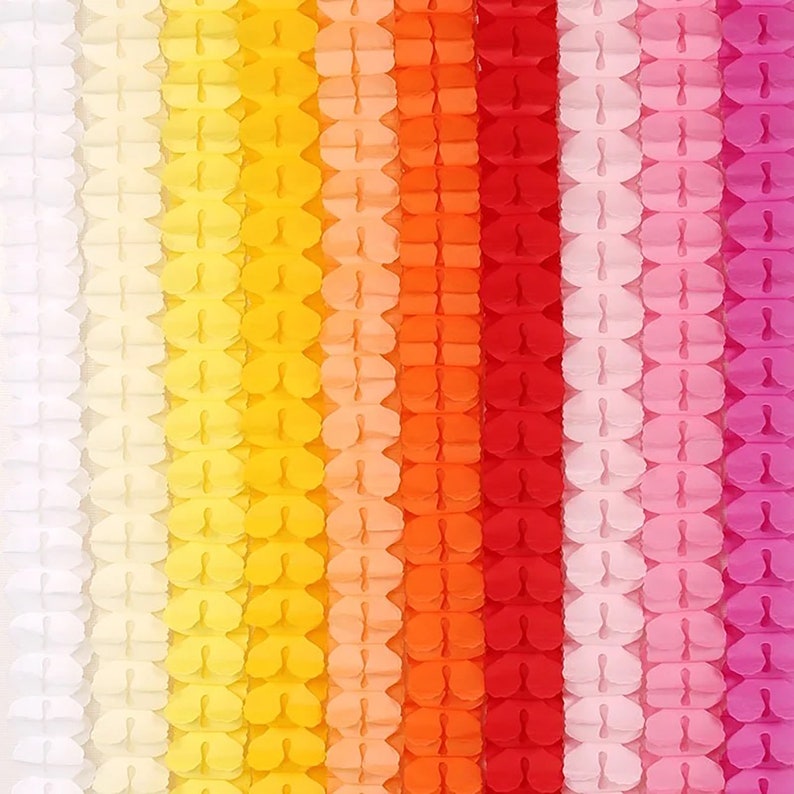 Four-leaf Clover Tissue Paper Garland Party Streamers Party - Etsy