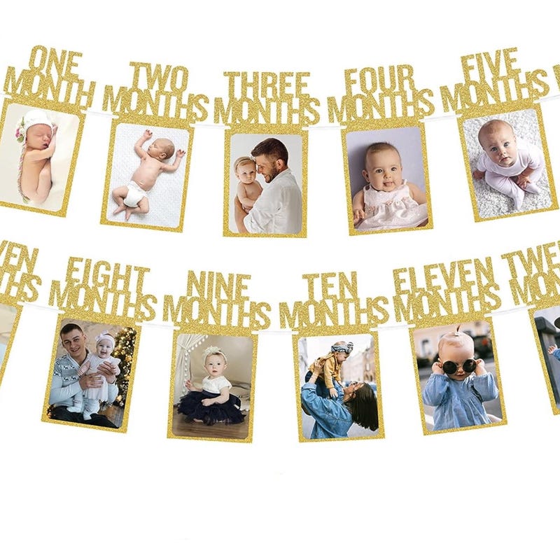 12 Month Banner - Etsy