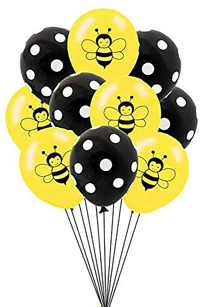 Bumble Bee Party Decorations Bee Birthday Balloons Bee - Etsy