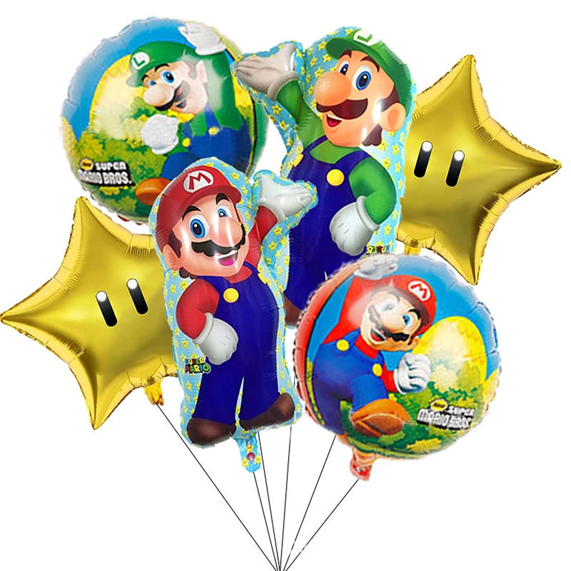 Mario Balloons - Etsy