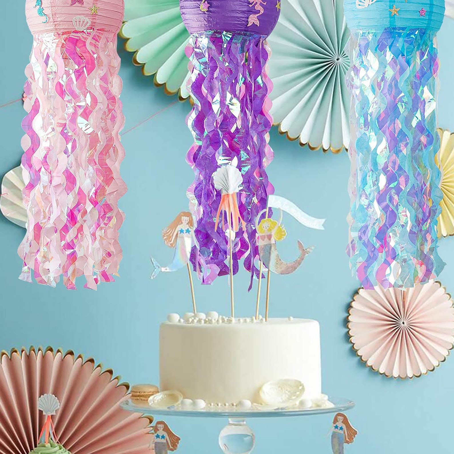 Mermaid Party Decoration Mermaid Birthday Jelly Fish - Etsy