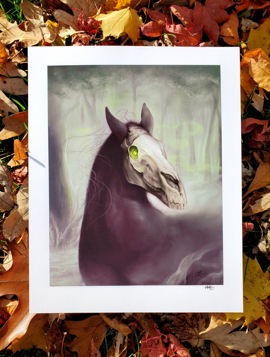 Horse | Púca Folklore - Fine Art Print - Etsy