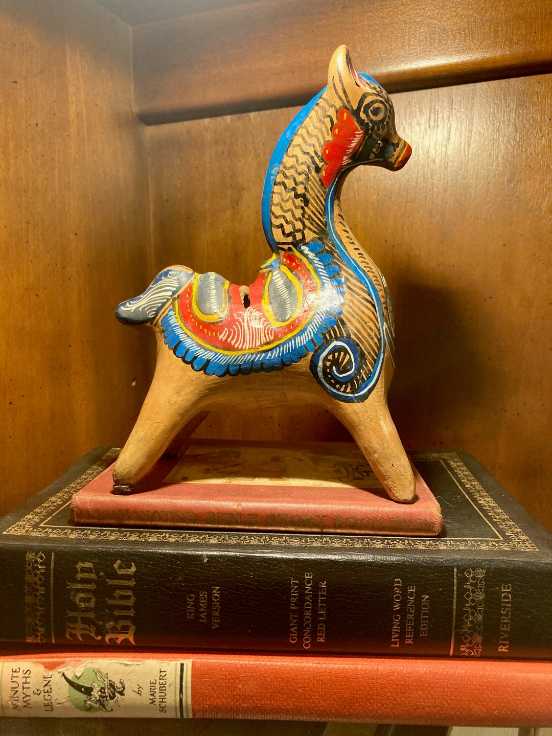 Mexican Folk Art Horse Bank - Etsy