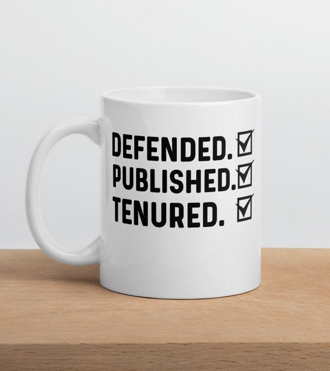 Tenured Professor Gift Tenure Mug College Professor Gift for Teacher ...