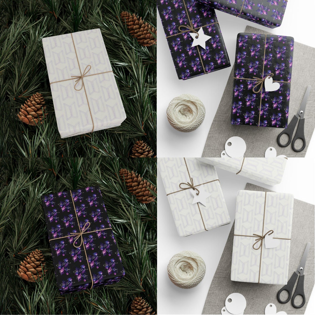 BTS Wrapping Paper Christmas, Birthday, Any Occasion Gift Wrapper ...