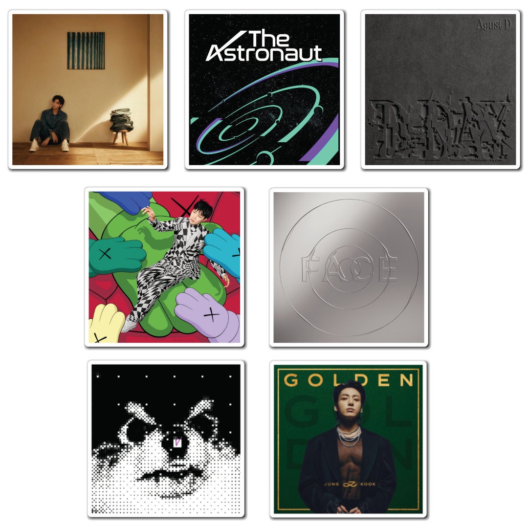 BTS Magnets BTS Solo Album Magnets 3 X 3 or 4 X 4 Matte - Etsy