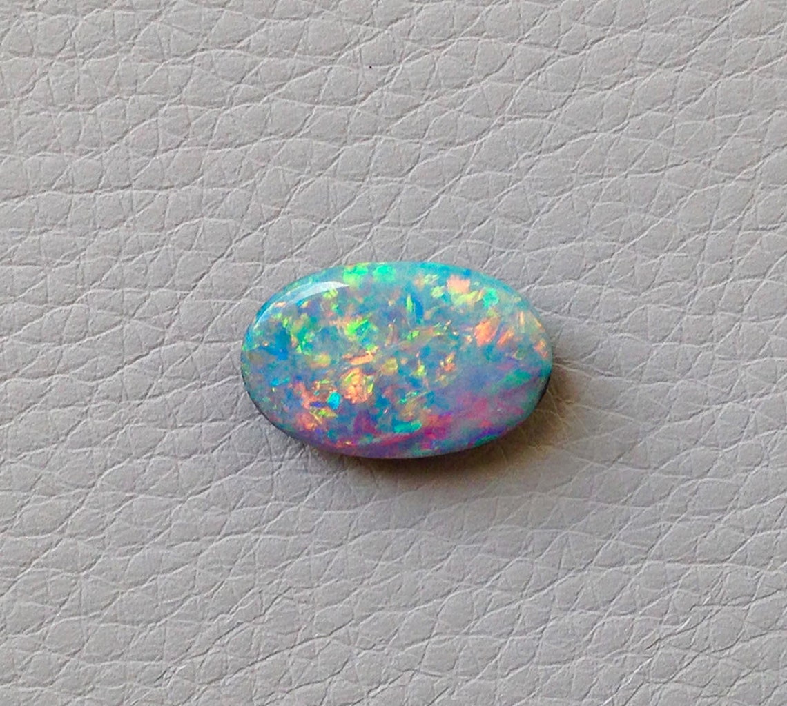 Black Boulder Opal 4.23 Carats, Natural Gem, Loose Australian Opal ...