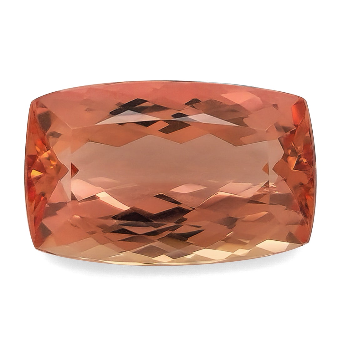 Imperial Topaz Gemstone, Natural Imperial Topaz 4.11 Carats, GIA ...