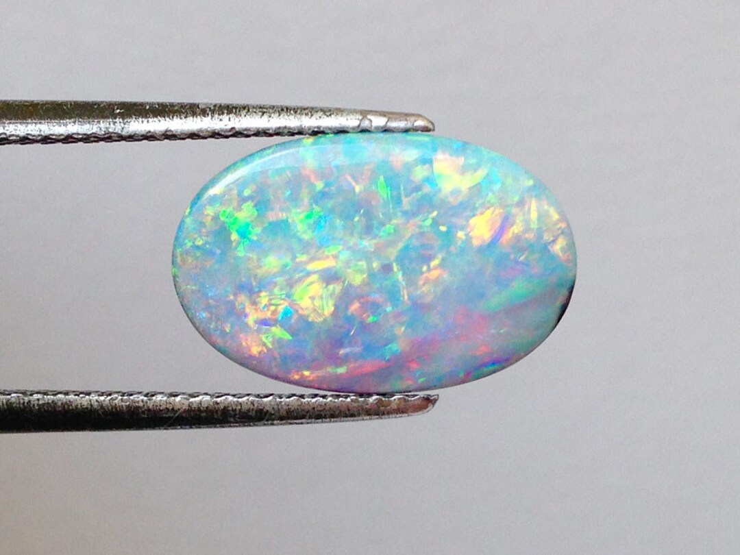 Black Boulder Opal 4.23 Carats, Natural Gem, Loose Australian Opal ...