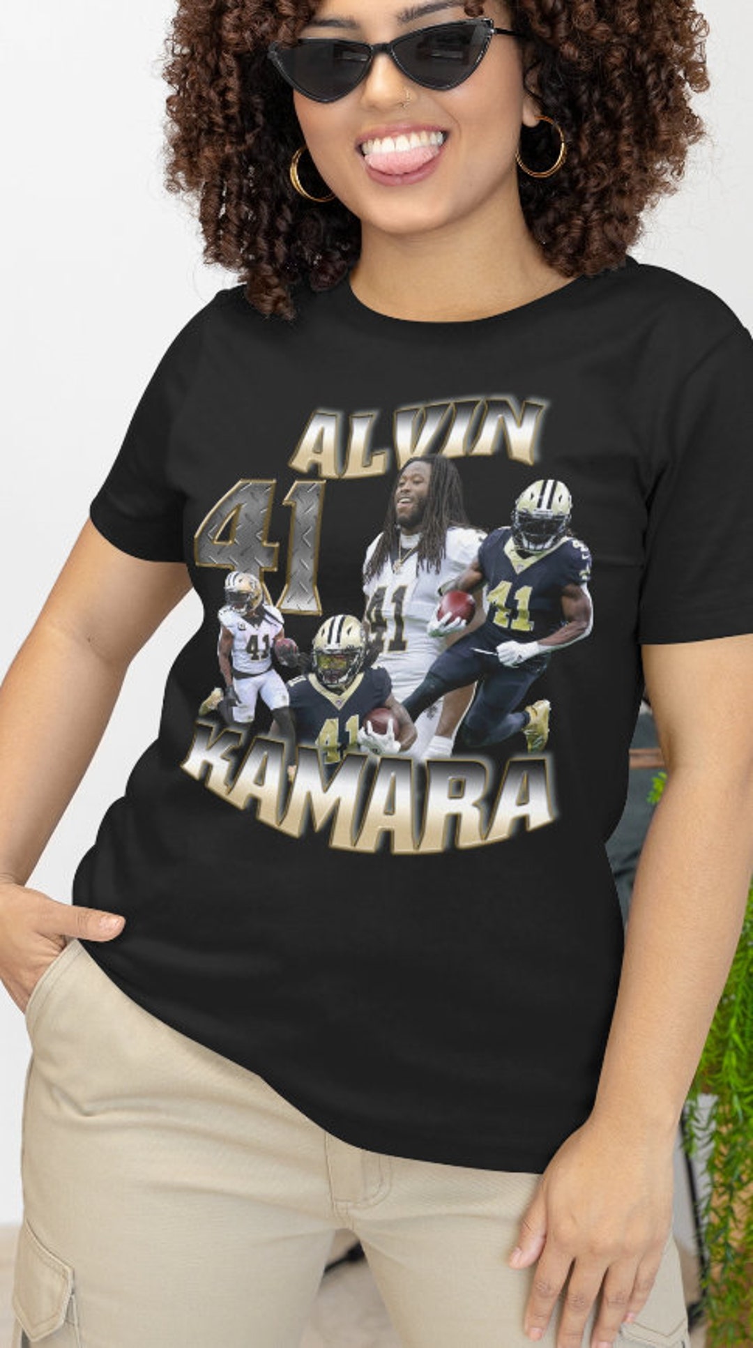 Alvin Kamara New Orleans Saints Shirt NOLA Tee Who Dat Unisex US Free Shipping - Etsy