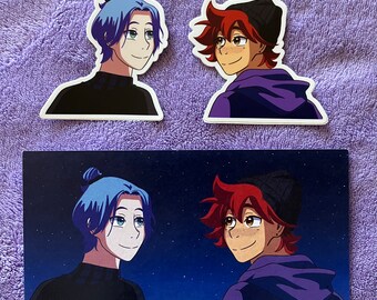 Sk8 the Infinity Reki and Langa Renga Stickers - Etsy