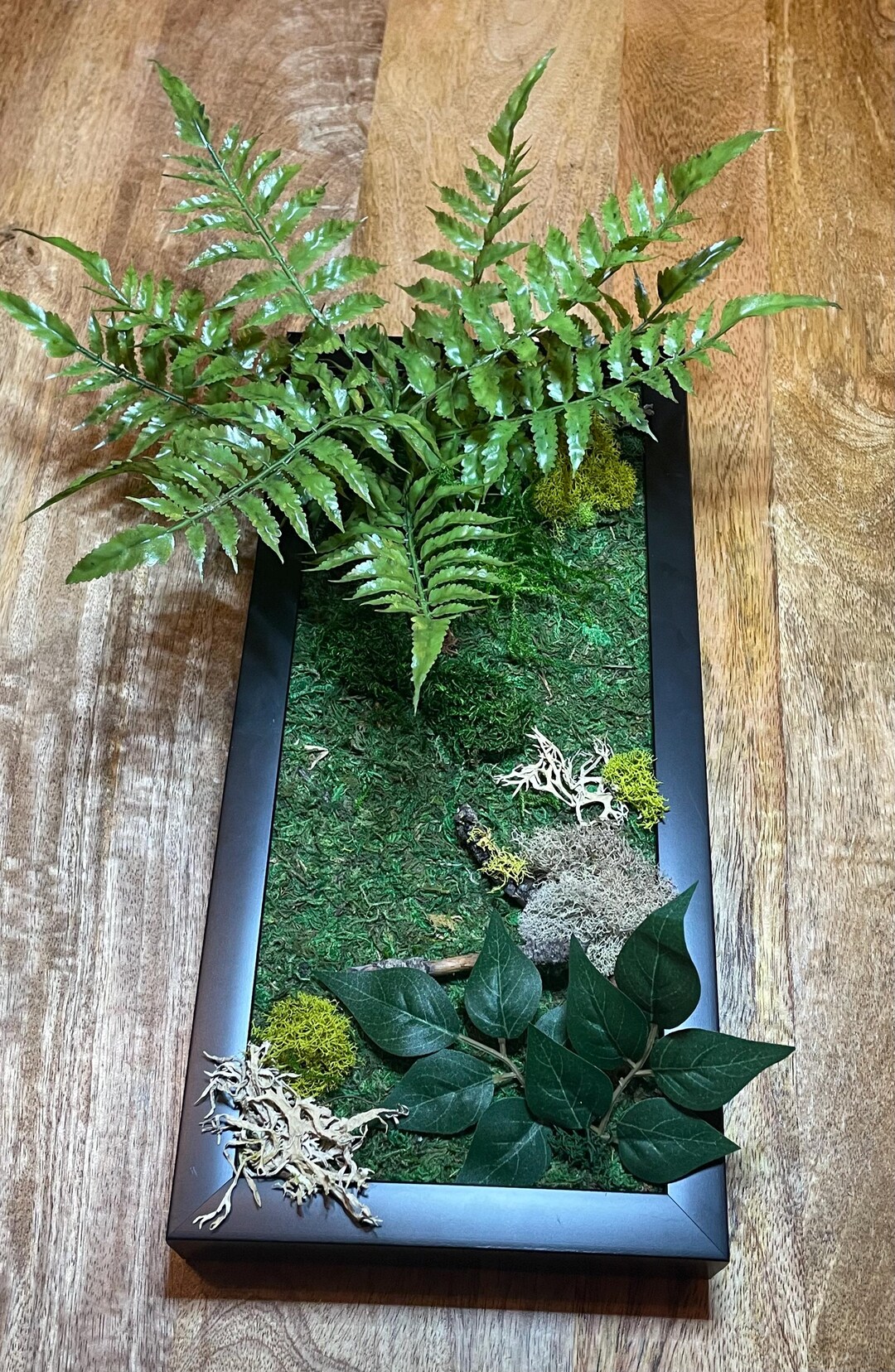 Fern & China Doll Faux Living Wall - Etsy