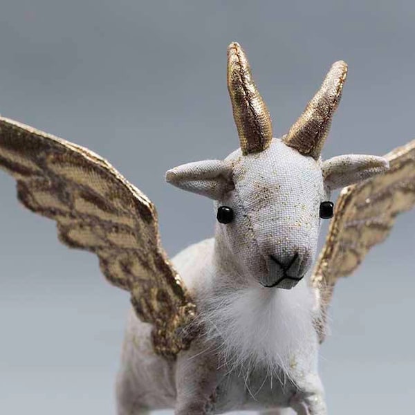 Stuffed Goat - Etsy