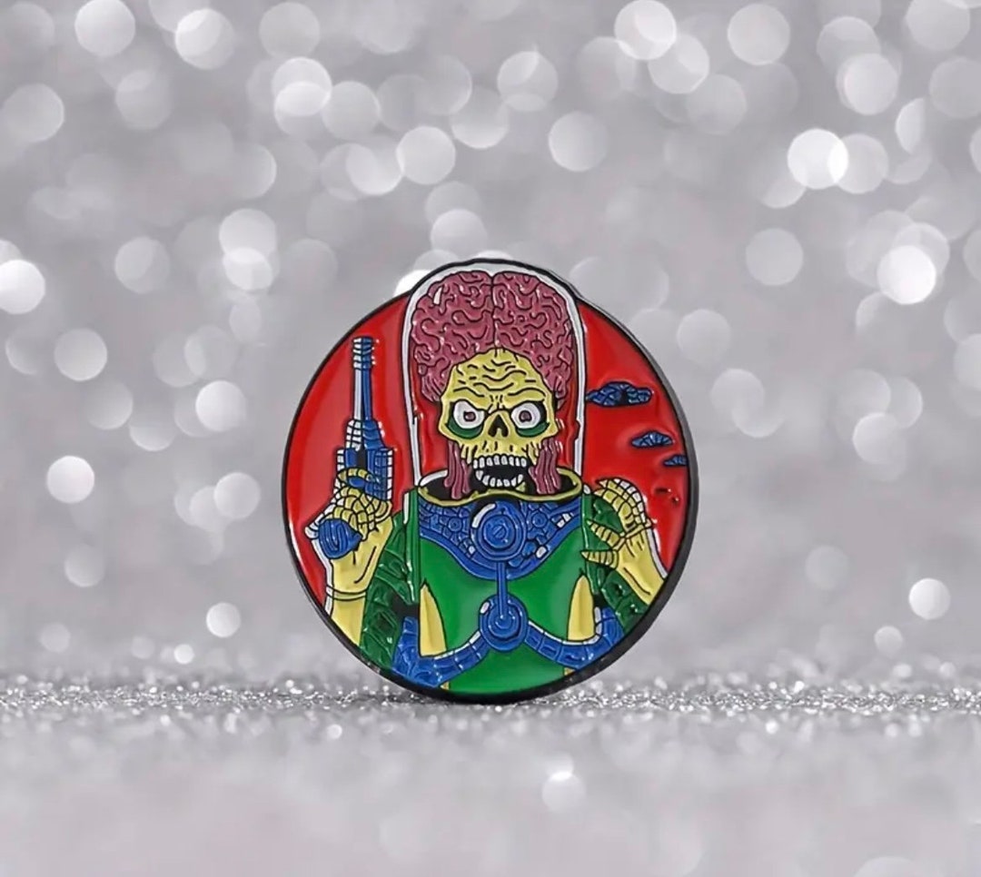 Mars Attacks Horror Movie Pin Mars Attacks Gift Horror Movie Pin Alien ...