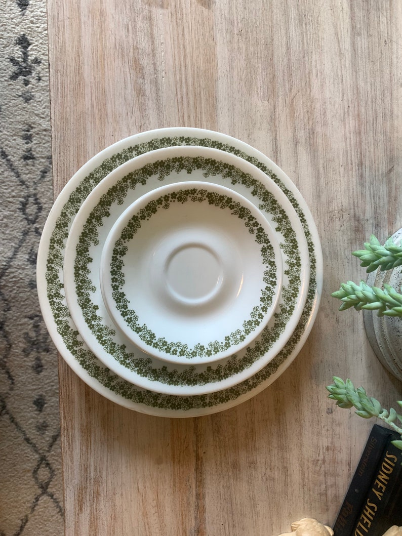 Crazy Daisy Corelle Plates - Etsy