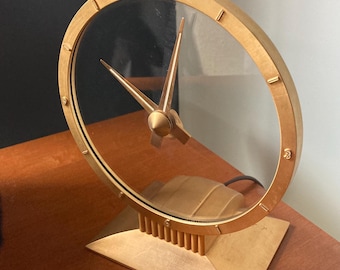 Vintage 1940's JEFFERSON Golden Hour Desk / Mantle Electric Clock - Etsy