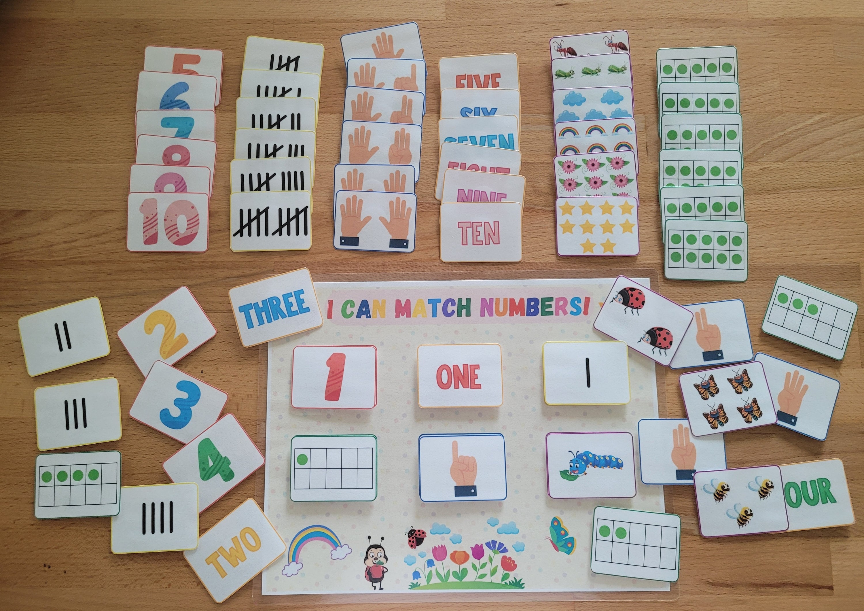 Preschool Numbers Activity | Toddler | Homeschool | Learning Numbers ...